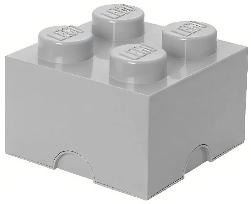 OnaDnes -20% Lego® Světle šedý úložný box LEGO® Smart 25 x 25 cm