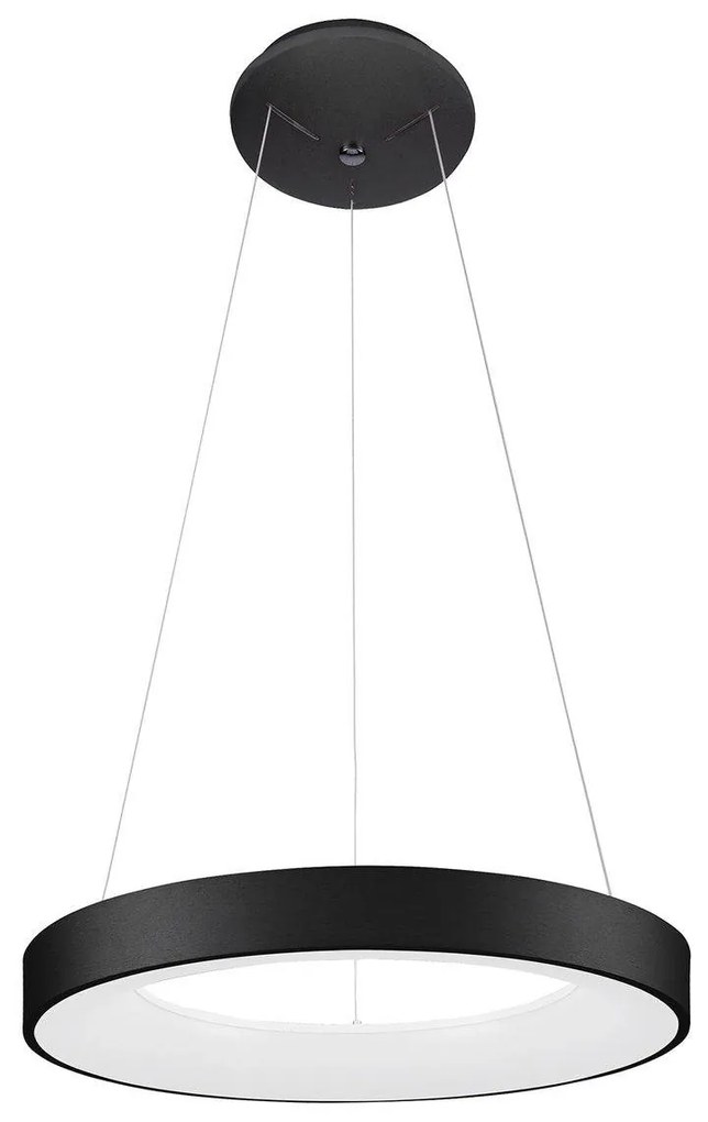 Závěsné LED osvětlení GIULIA, černé, 40W Italux Giulia 5304-840RP-BK-3