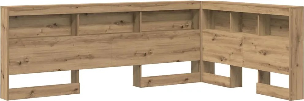 Úložné čelo postele Artisanový dub Kompozitní dřevo 3335484