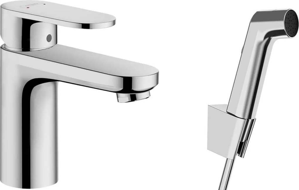 Hansgrohe Vernis Blend umyvadlová baterie s bidetovou sprškou chrom 71215000
