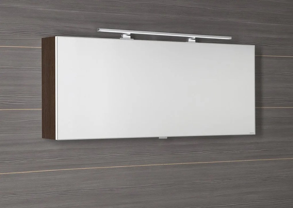 Sapho CLOE galerka s LED osvětlením 120x50x18cm, borovice rustik CE120-0016