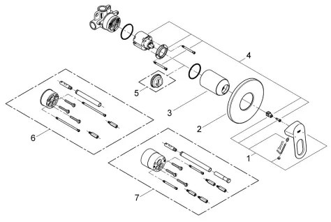 GROHE 29042000 - Sprchová baterie BAULOOP lesklý chrom