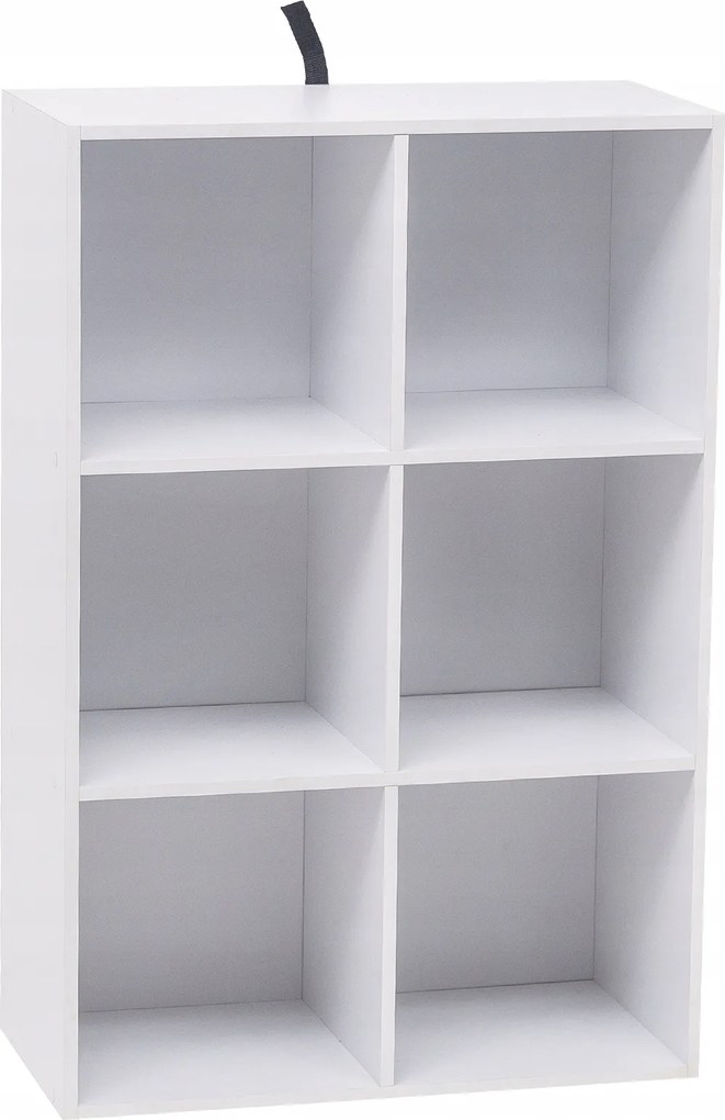 Regál Woltu Bookcase 59,6 cm x 89 cm x 29 cm bílý