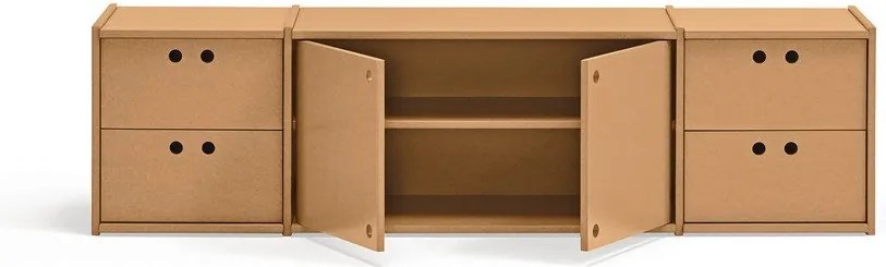 TV stolek v přírodní barvě 157x42x40 cm Wally – Teulat