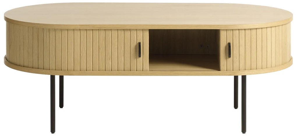 Designový konferenční stolek Vasiliy 120 cm přírodní dub