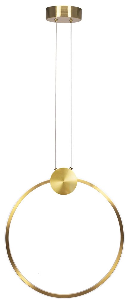 Toolight Toolight, LED stropní svítidlo 40cm 17W 4000K APP1397-CP, zlatá matná, OSW-00955