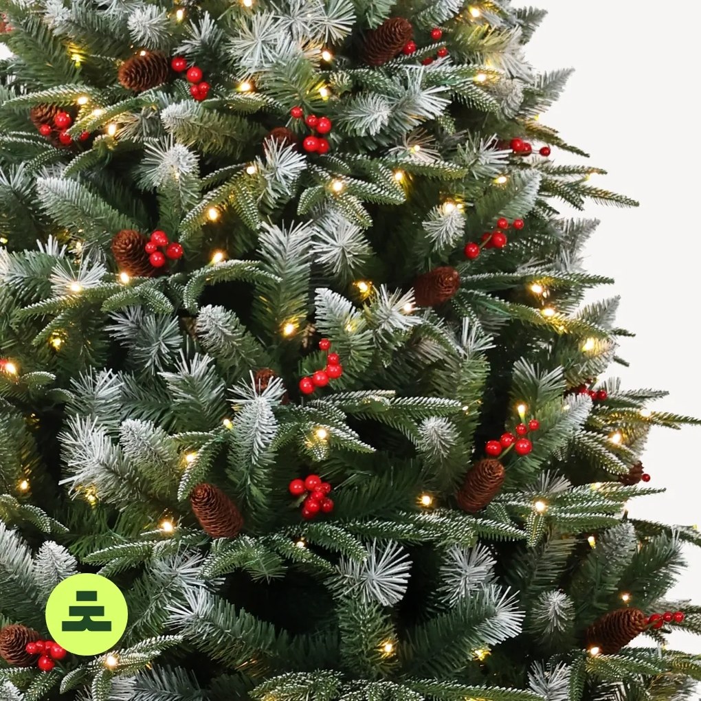 Smrk Zasněžený 510 LED 210 cm