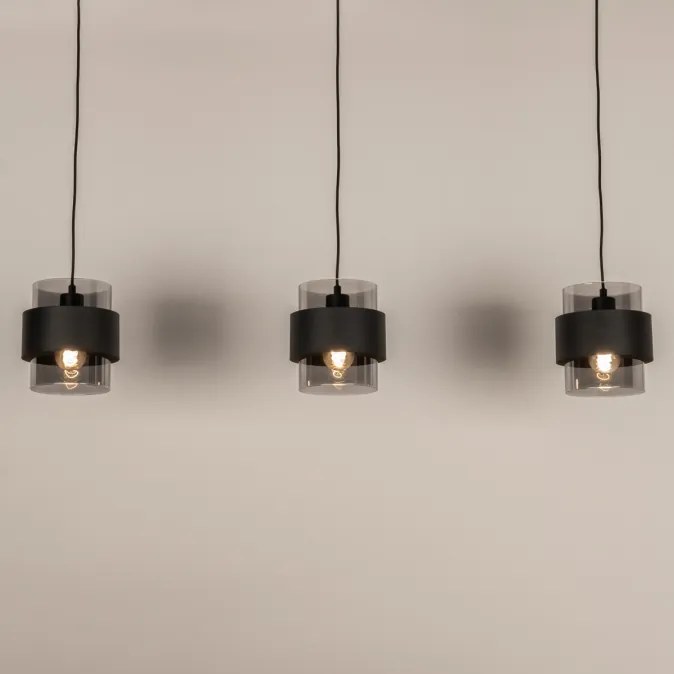 Závěsné svítidlo Retro 70er Line 110 Black