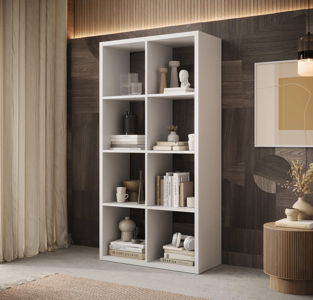 ADRK Furniture Regál Cleo V BS-CLE-V-W