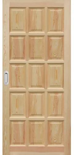 Archo - Posuvné dveře na stěnu dřevěné dýhované z borovice Prestige 105578