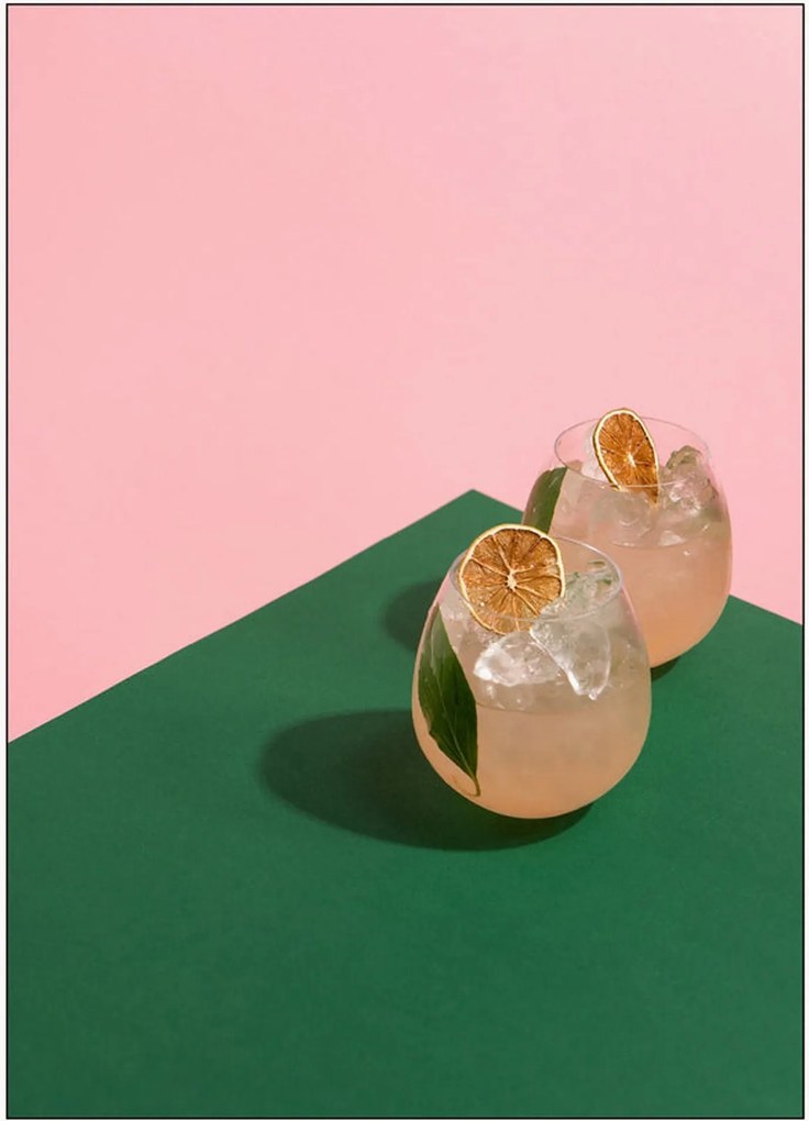 Plakát Basil Lemonade