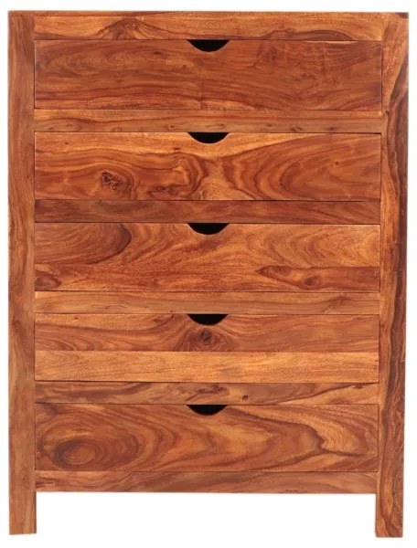 Indický nábytek - Komoda 90x120x45 Amba z indického masivu palisandr Natural