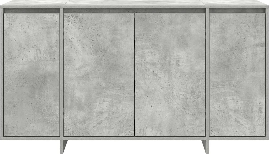 Servírovací skříň Betonově šedá 135 x 41 x 75 cm 3333889