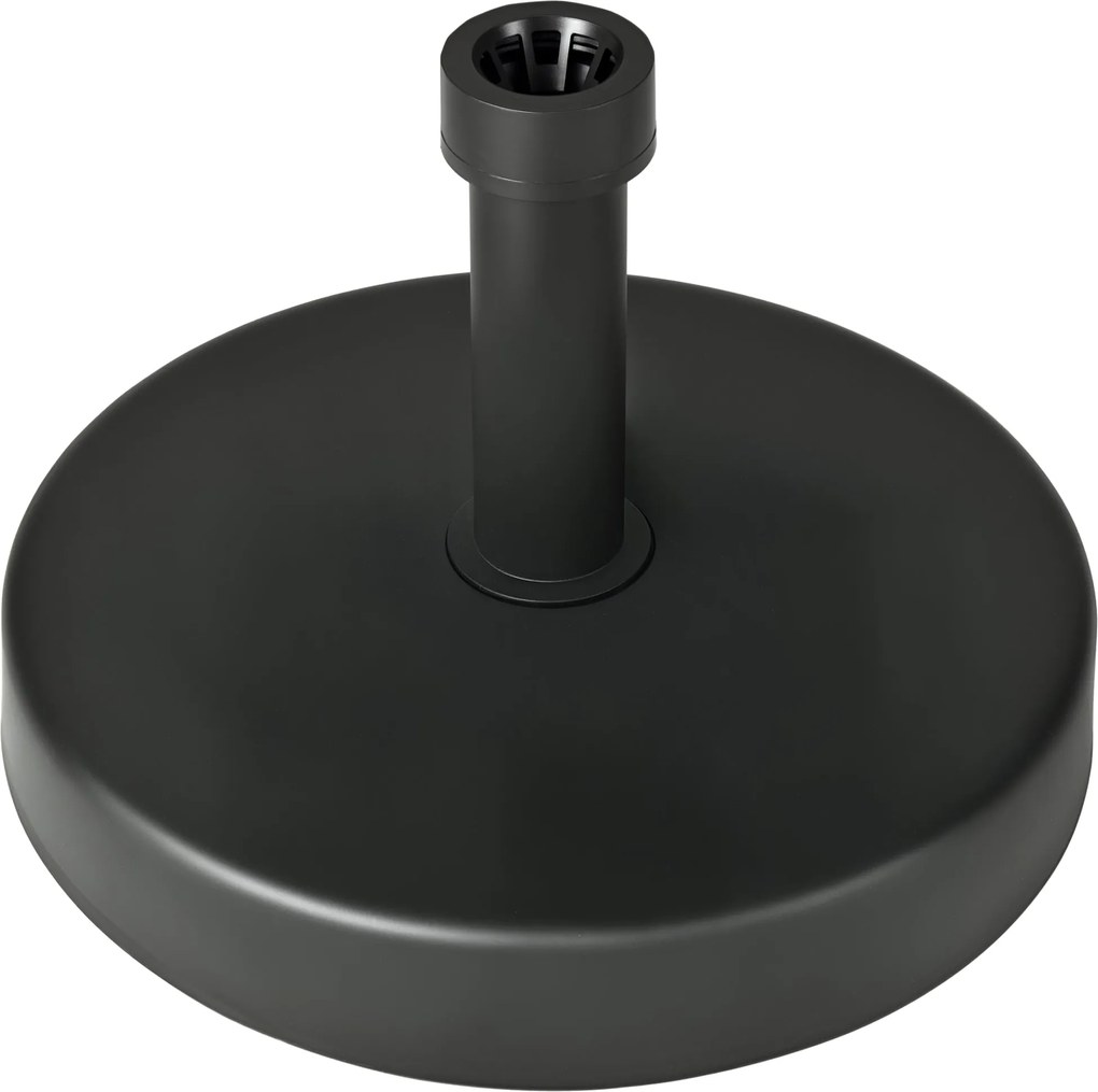 Základna slunečníku Outsunny v PP plastu, max. 18 kg, Ø45x33 cm, černá | Aosom