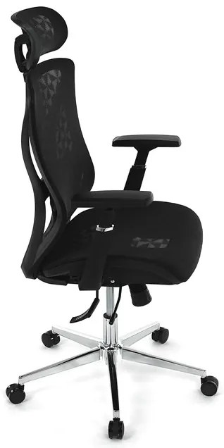 Ergonomická kancelářská židle NILS - černá síťovina Barva: černá