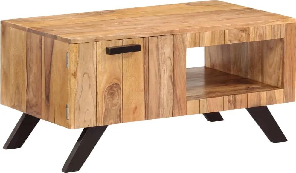 vidaXL Konferenční stolek 90 x 50 x 45 cm masivní akáciové dřevo [247492]