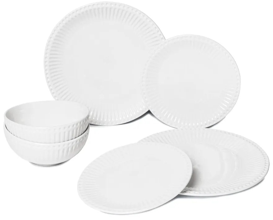 Porcelánová jídelní sada 6 ks pro 2 osoby Purita – Bonami Essentials