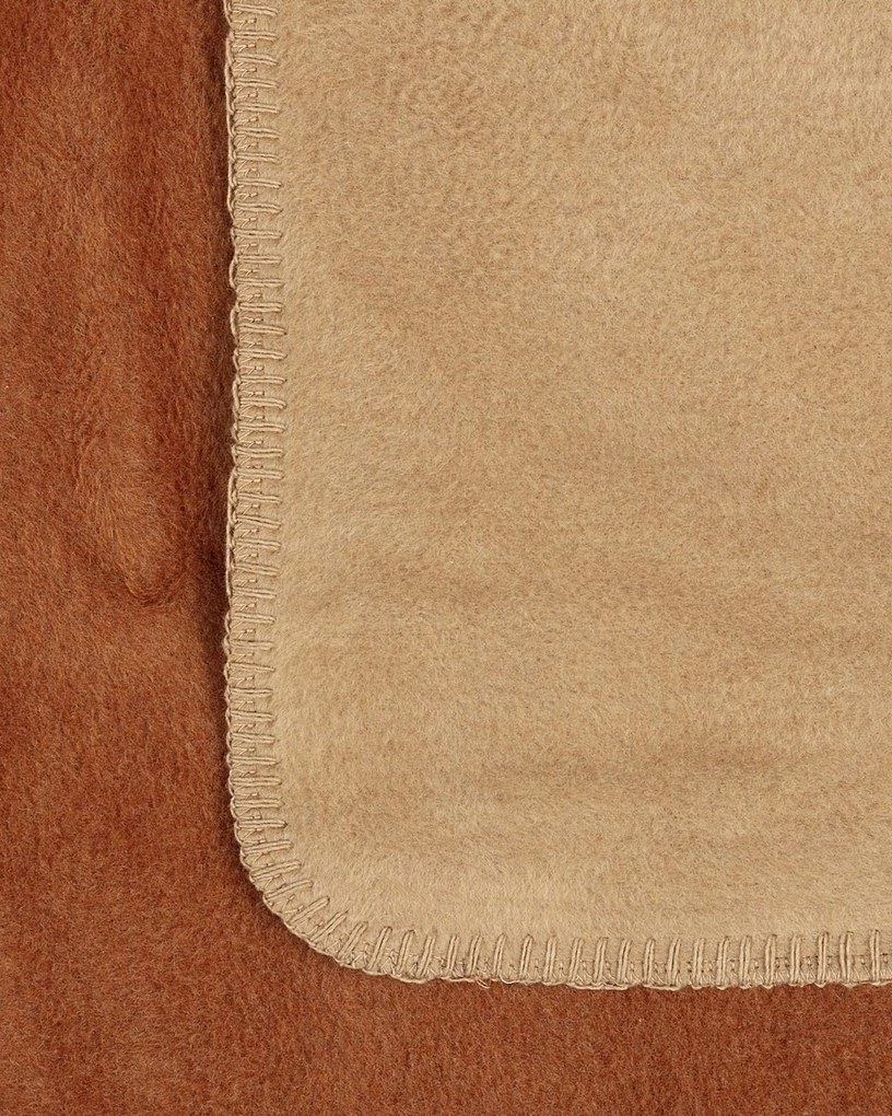 Deka Cotton Cloud 150x200cm Cognac&amp;Beige