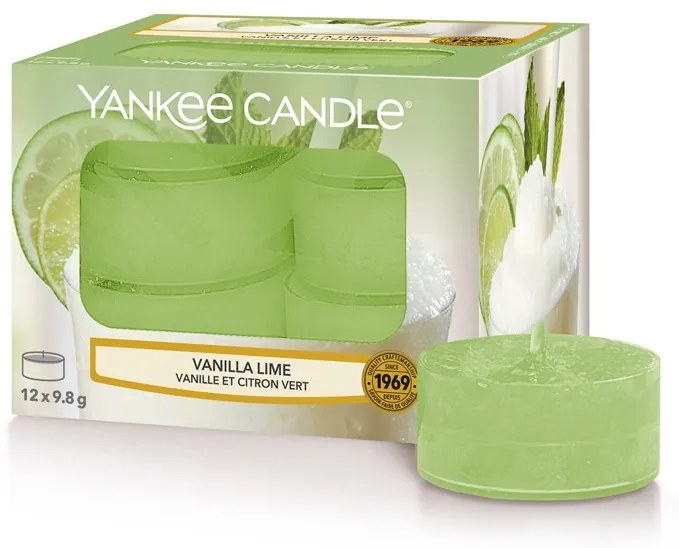 YANKEE CANDLE VANILLA LIME 12 x 9,8 g