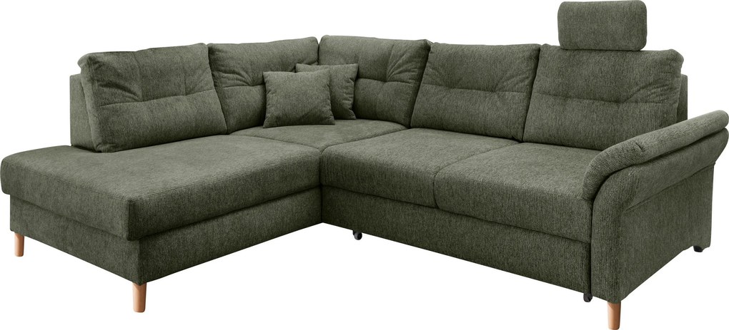 XXXLutz ROHOVÁ SEDAČKA, textil, tmavě zelená Livetastic - Sedací soupravy - 002310012741
