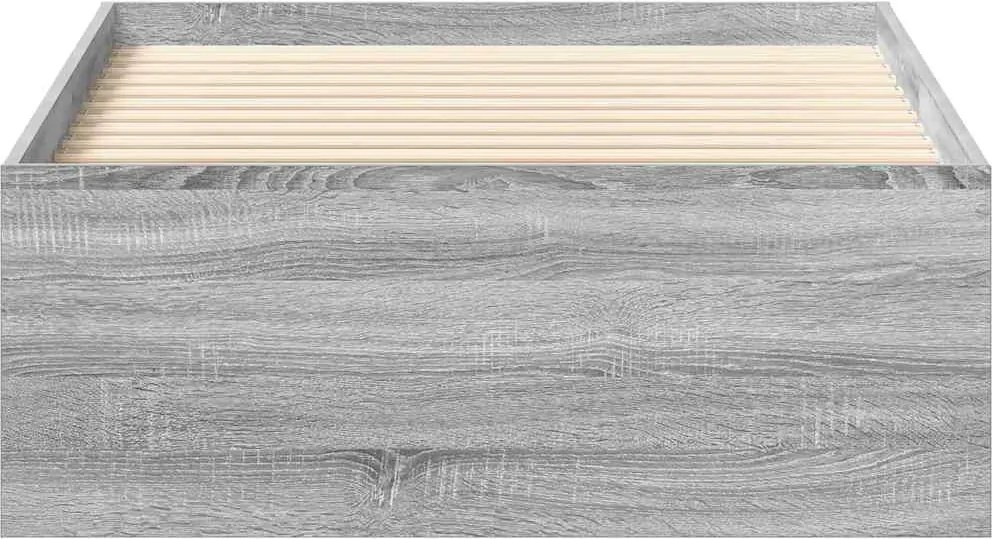 Rám postele šedý sonoma 100 x 200 cm 3203836