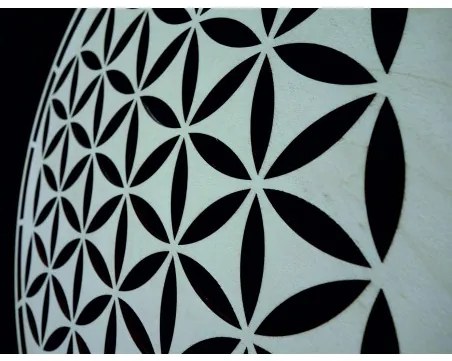 Mandala ze dřeva, moderní obraz na zeď I SENTOP PR0167