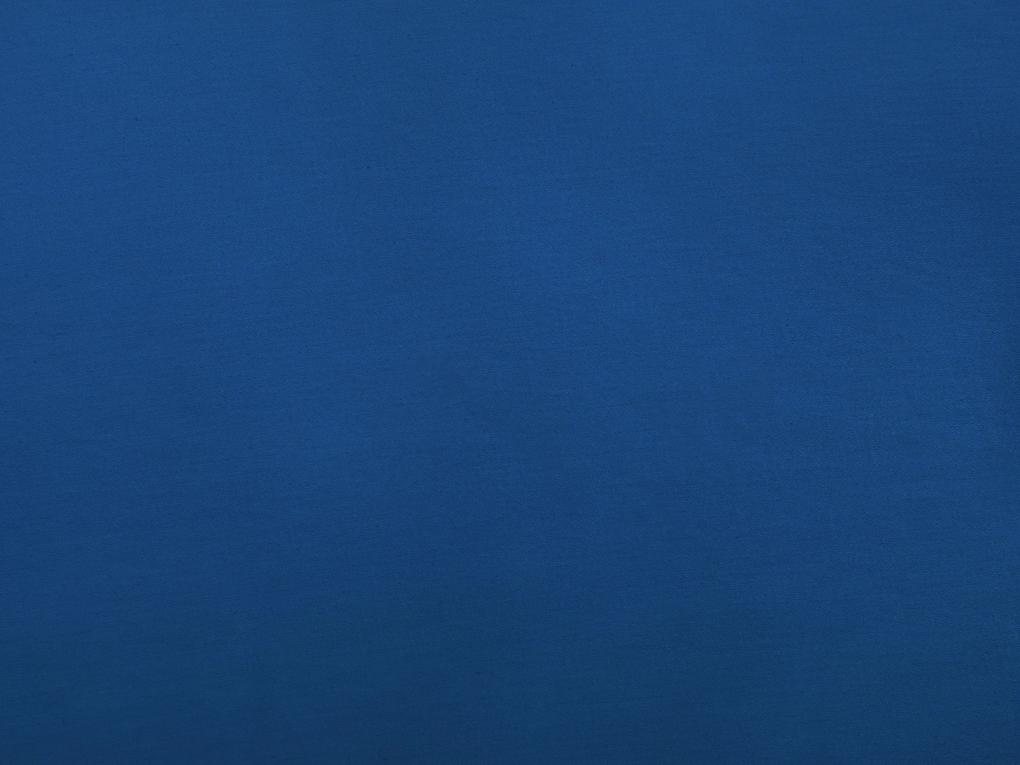 Bavlněné povlečení 155 x 220 cm modré HARMONRIDGE Beliani