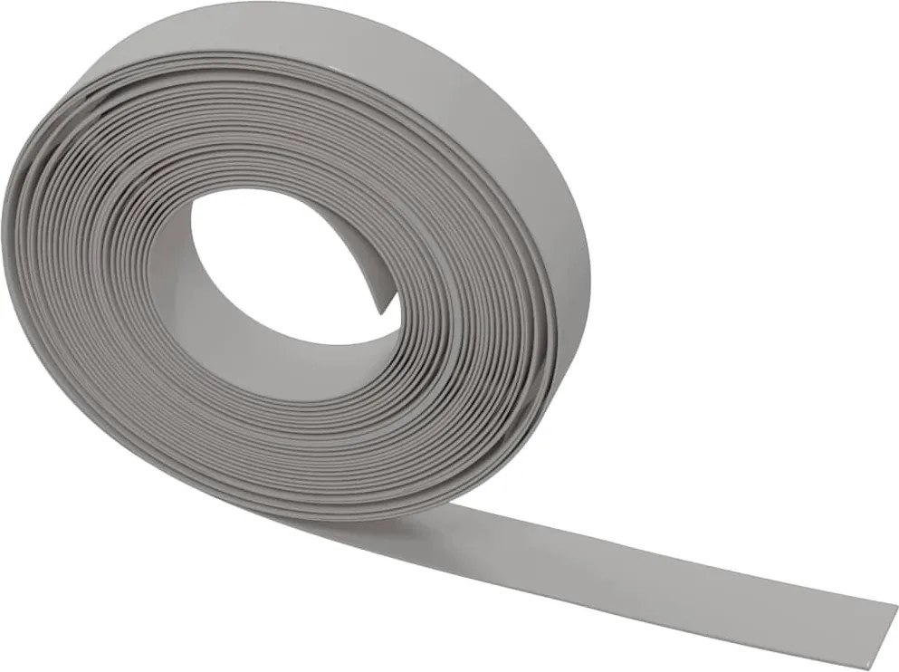 Travní lemy 5 ks šedé 10 m 10 cm polyethylen 3155431