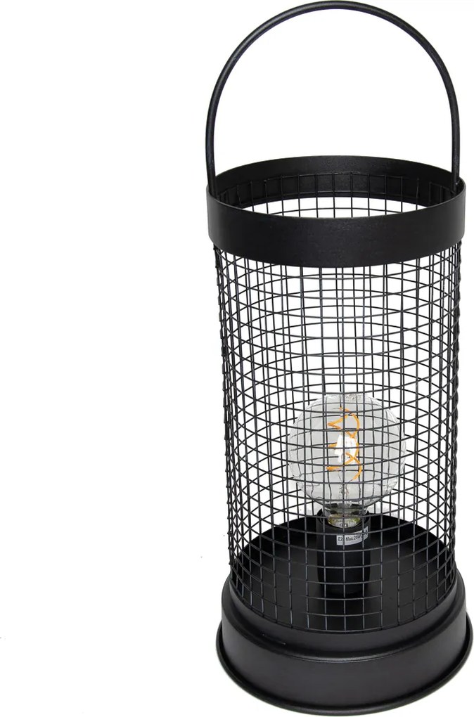 Moderní stolní lampa šedá 52 cm - Horario