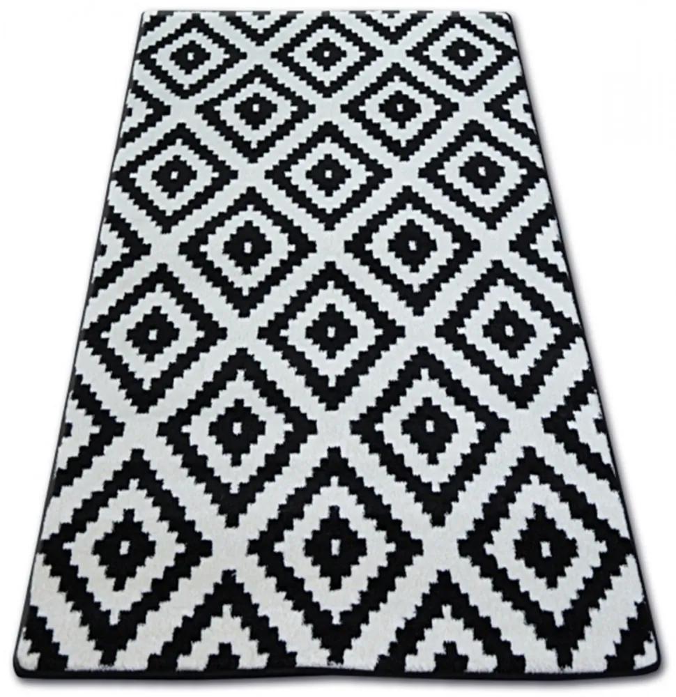 Kusový koberec Estel černý, Velikosti 60x100cm