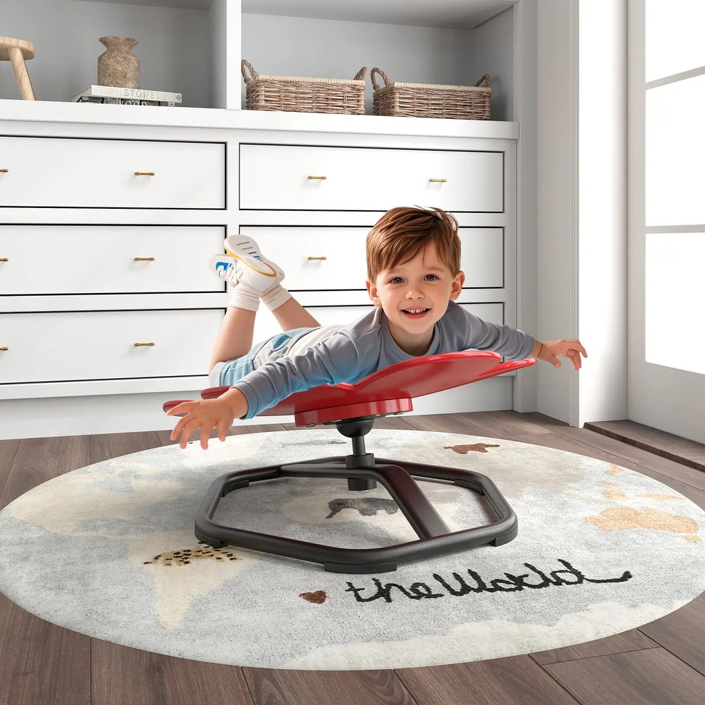 Costway Smyslové otočné křeslo Dětské 360° Dětské otočné křeslo Carousel Autism