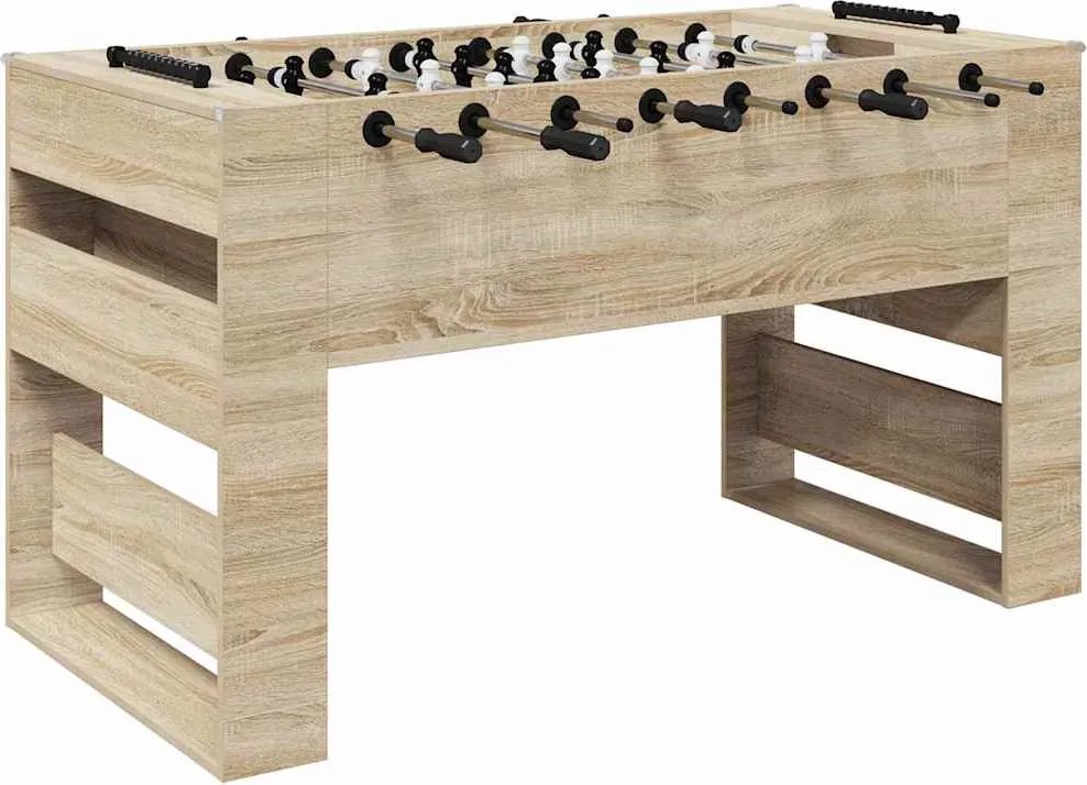 Stolní fotbálek Sonoma dub 146,5 x 74 x 85 cm Kompozitní dřevo 3378201