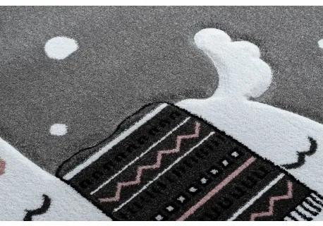 koberec PETIT LAMA, šedý velikost 120x170 cm | krásné koberce cz