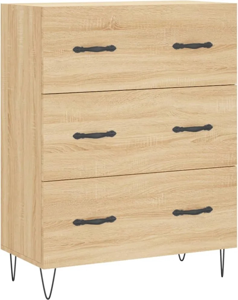 Skříň highboard dub sonoma 69,5 x 34 x 180 cm kompozitní dřevo 3199780