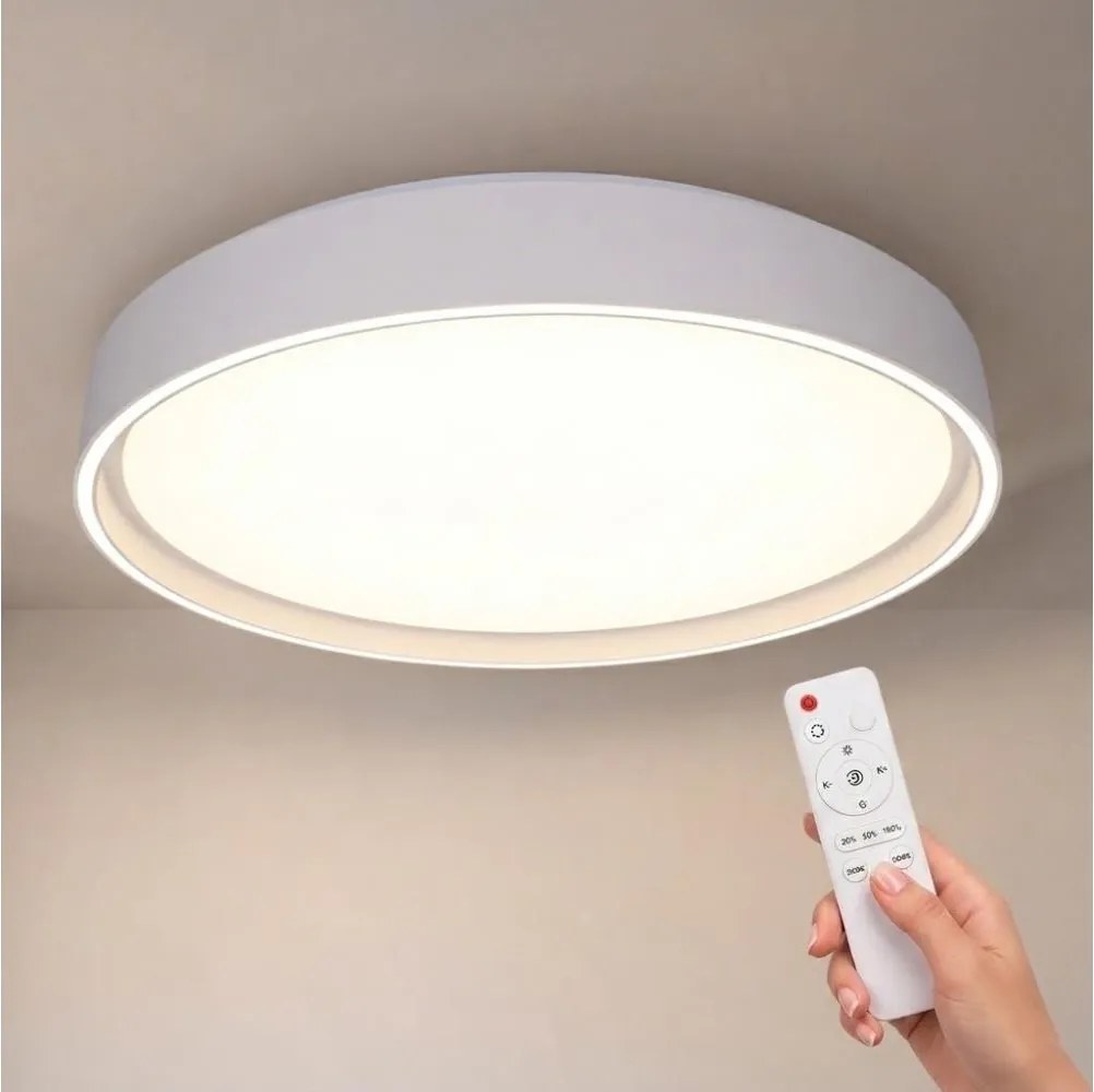Brilagi-LED Stmív. svítidlo NANCI LED/60W/230V 3000-6500K pr. 49 cm bílá +DO