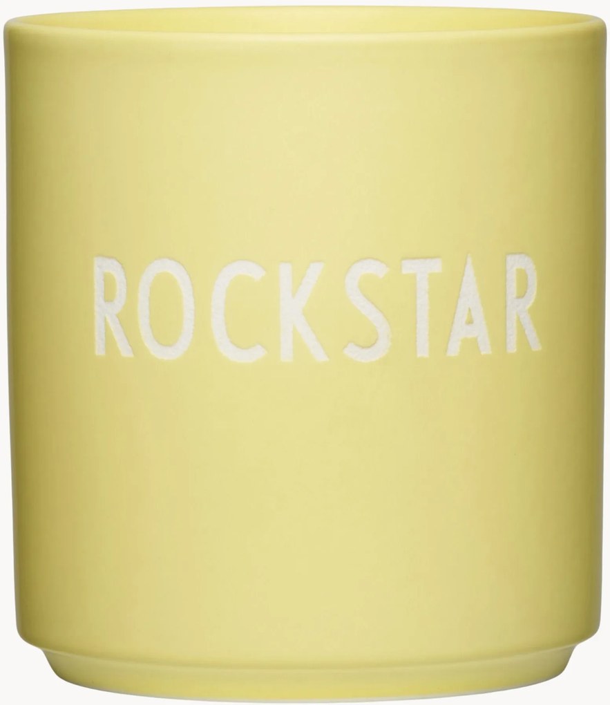 Hrnek's nápisem Favourite Rockstar