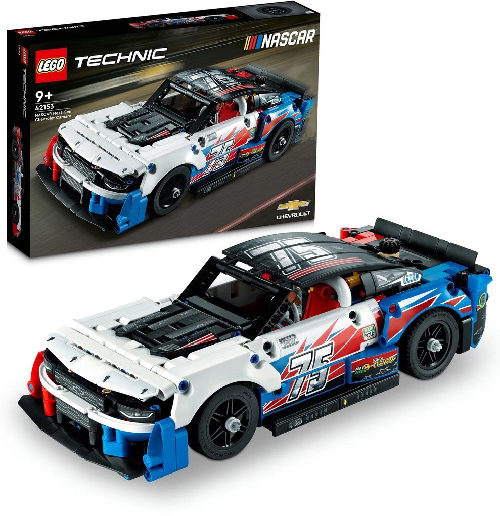 Lego stavebnice lego technic 42153 nascar next gen chevrolet camaro zl1