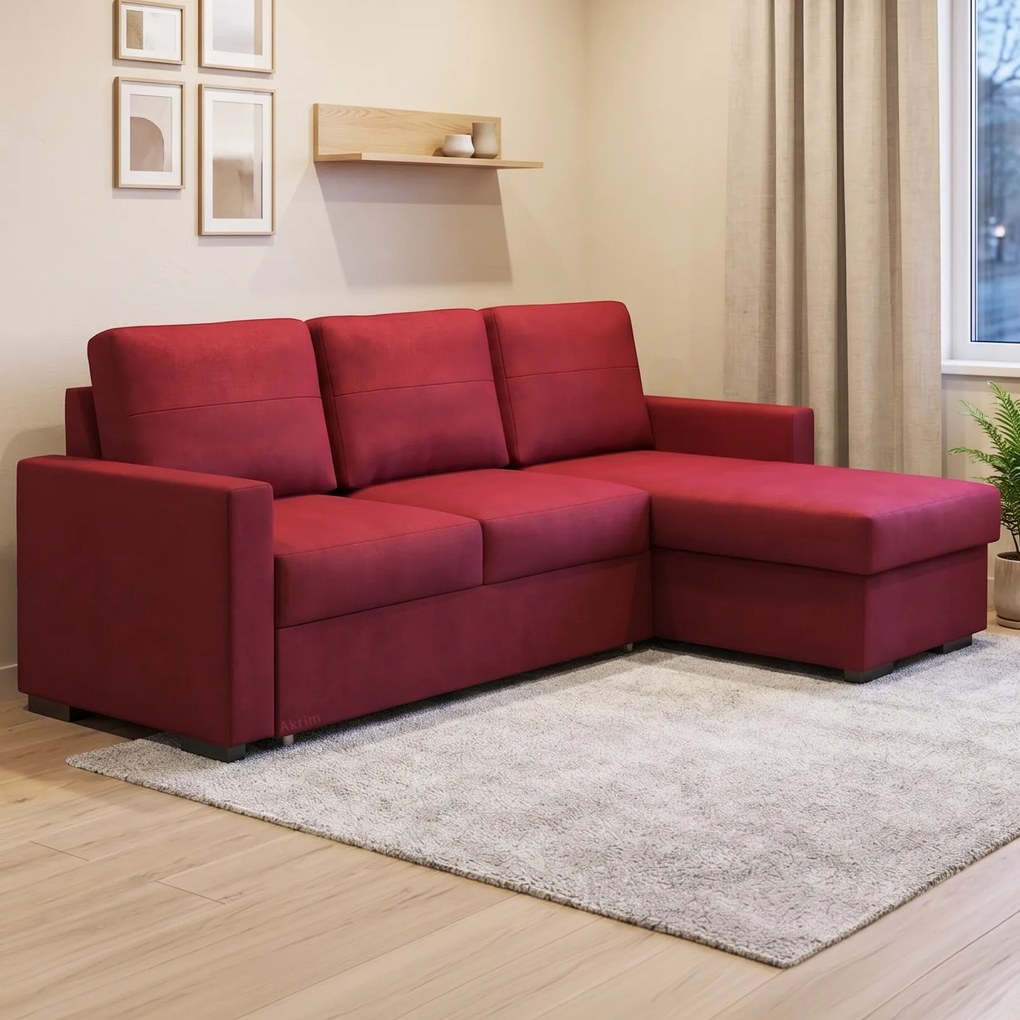 Sedací souprava TOKIO | 230x155 cm | rozkládací + úložný prostor | UNI provedení | VÝBĚR TKANIN