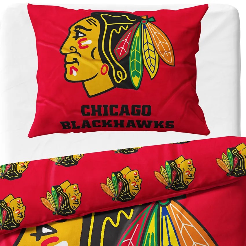 Mikroplyšové povlečení NHL Chicago Blackhawks