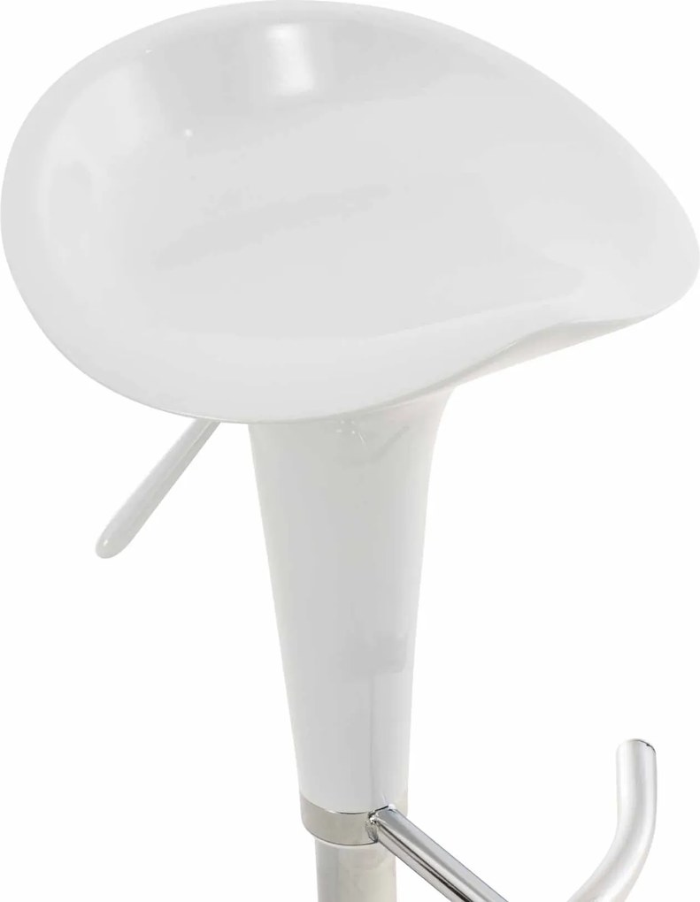 Sada 2 barových židlí Saddle – bílá