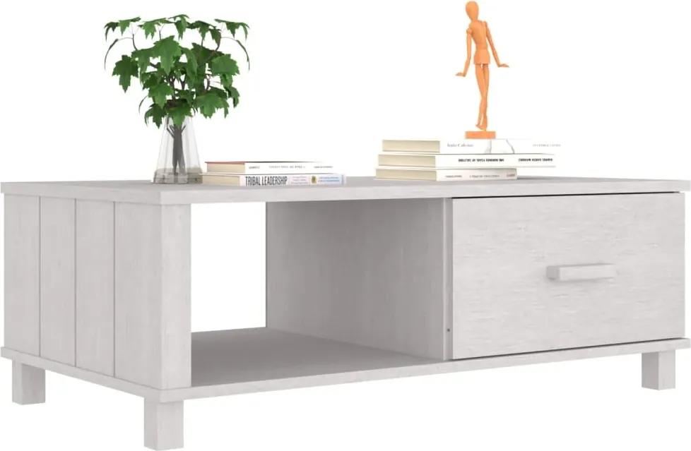vidaXL Konferenční stolek HAMAR 100 x 55 x 35 cm masivní borovice [340453] Barva: Tmavě šedá