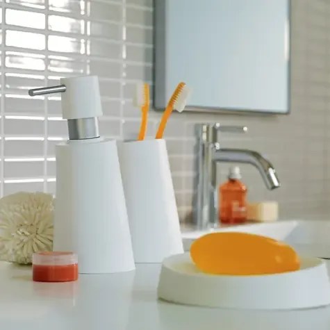 Spirella MOVE dávkovač mýdla bílý / plast / 300 ml