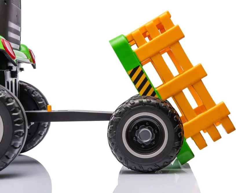 LEAN CARS Akumulátorový traktor BBH-030, zelený