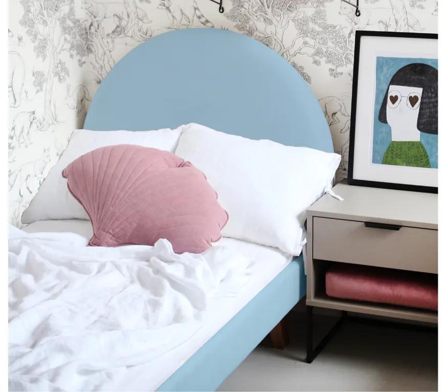MINKO Čalouněná jednolůžková postel PILLE do dětského pokoje Zvolte barvu: Modrá, Zvolte rozměr: 120x200 cm