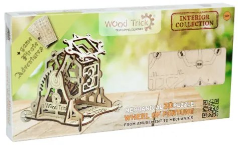 Wood Trick 3D mechanické puzzle - Kolo štěstí