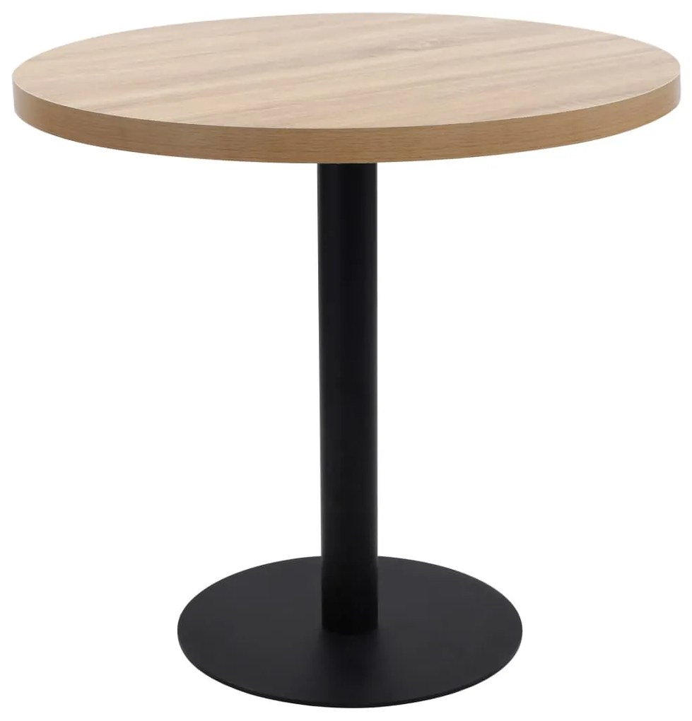 Bistro stolek světle hnědý 80 cm MDF 286424