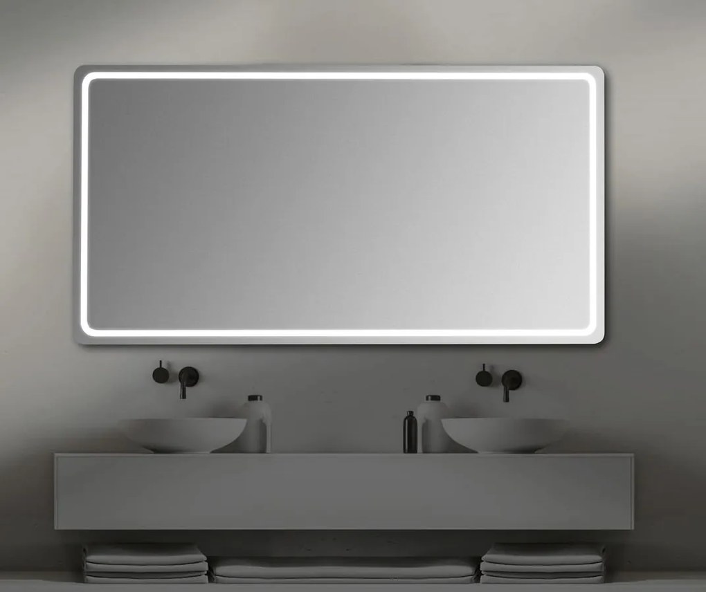 Sapho Sapho, NYX kulaté zrcadlo s LED osvětlením, ø 70cm, NY700