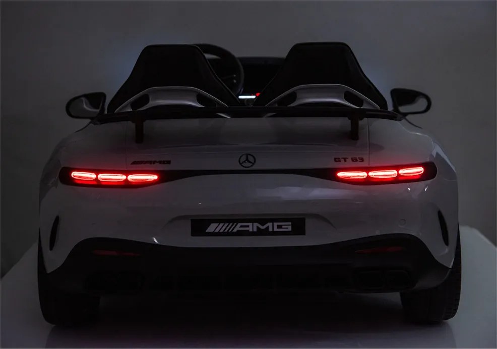 LEAN CARS Elektrické autíčko Mercedes GT63 AMG DK-GT63 24V LCD lakované světle šedé