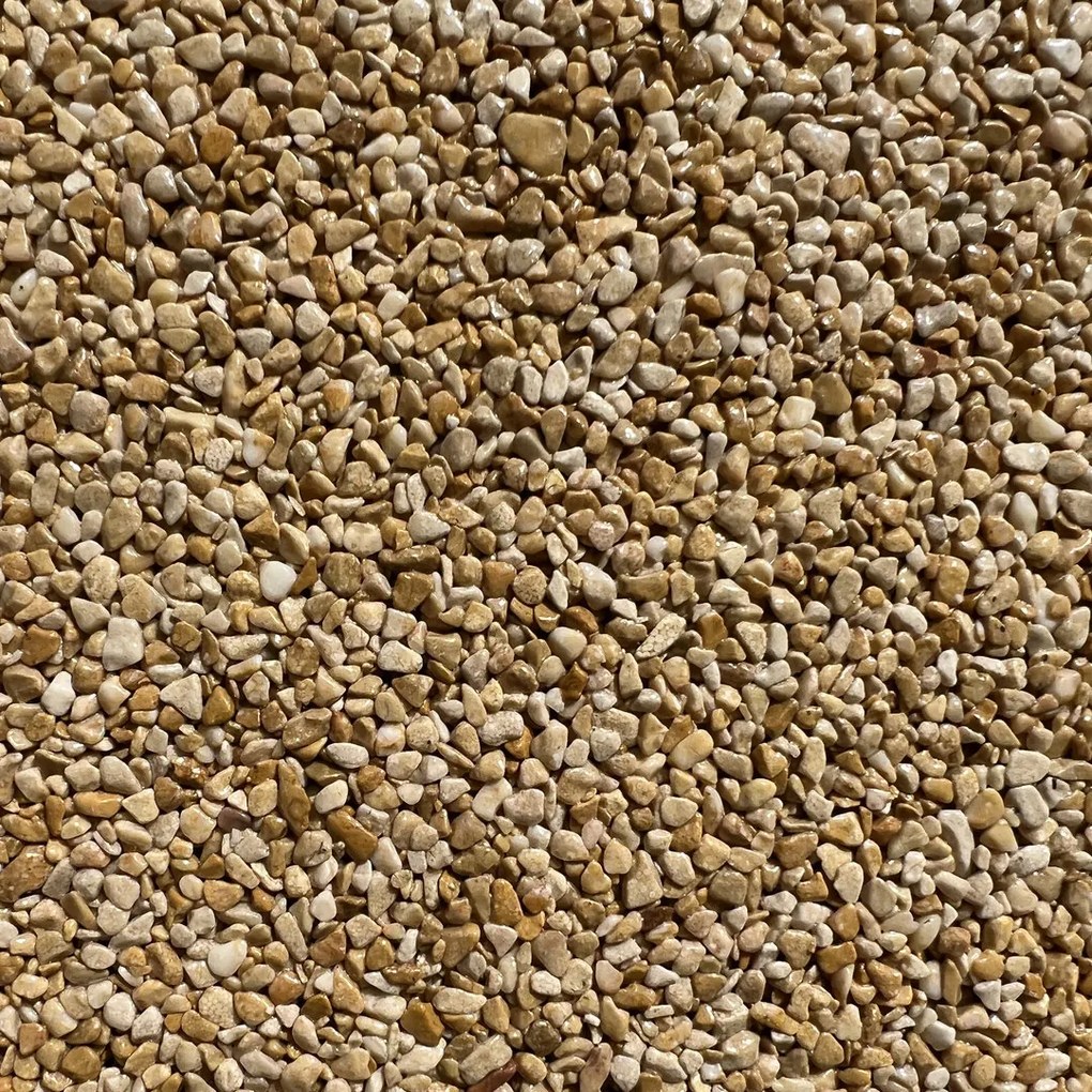 Báča Beton Kamenný koberec na podlahu Giallo Mori Frakce: Jemná (0,7 – 1,8 mm), vydatnost setu 1,8 m², Doporučené použití v: exteriéru - dvousložkový polyuretan