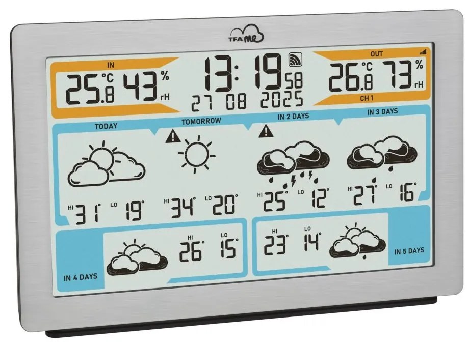 TFA 35.8100.54 - Bezdrátová WiFi meteostanice TFA.me ID-02